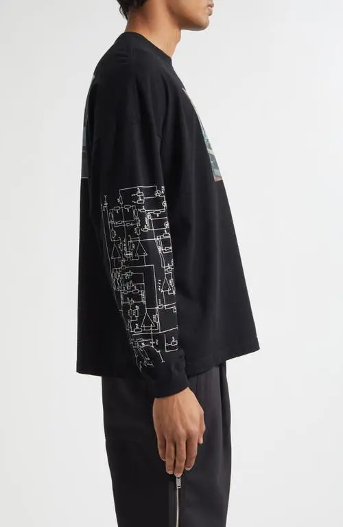 Undercover Faust Logo Sleeve Graphic T-shirt