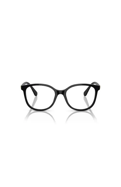 SWAROVSKI Square Acetate Eyeglasses - Black