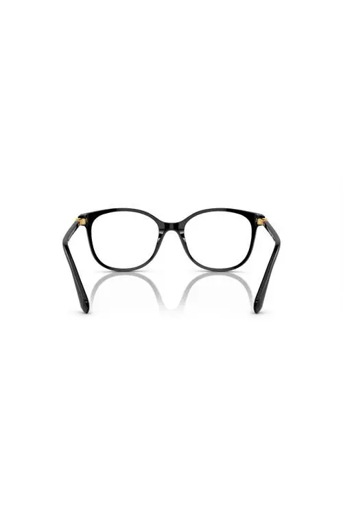 SWAROVSKI Square Acetate Eyeglasses - Black