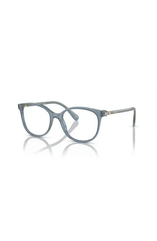 SWAROVSKI 53mm Square Optical Glasses - Blue