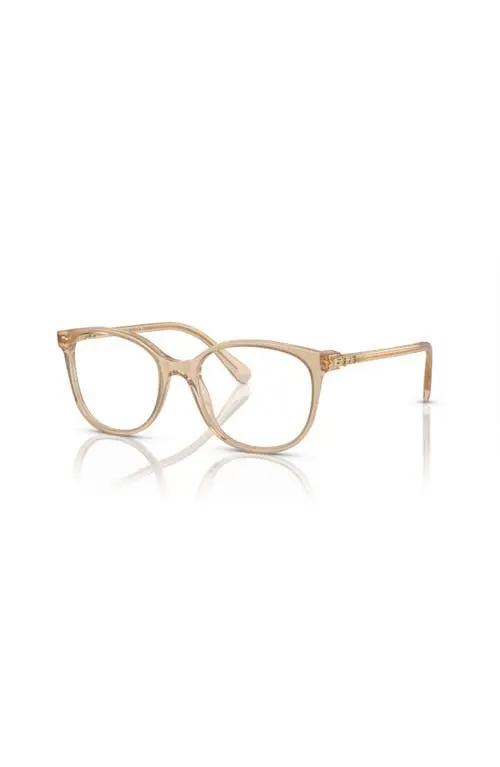 SWAROVSKI 53mm Square Optical Glasses - Brown