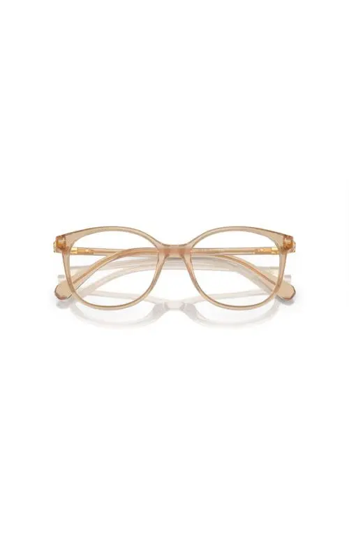 SWAROVSKI Square Acetate Eyeglasses - Brown