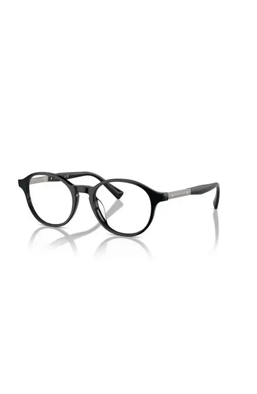 Brunello Cucinelli 50mm Oval Optical Glasses - Black