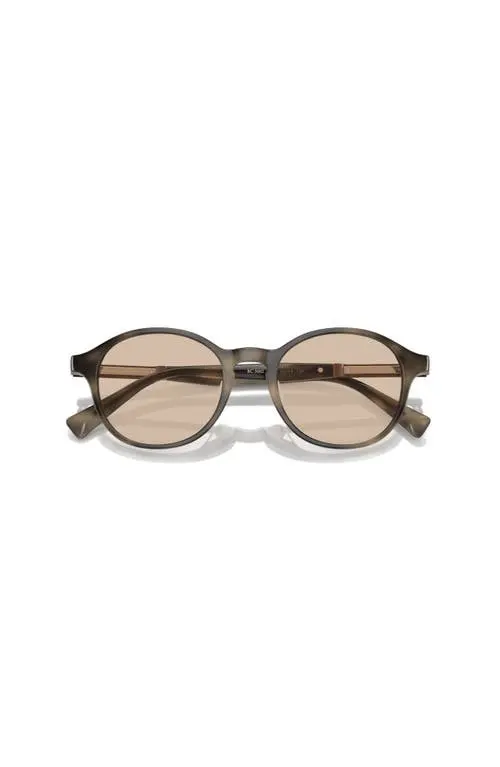 Brunello Cucinelli 50mm Oval Optical Glasses - Brown