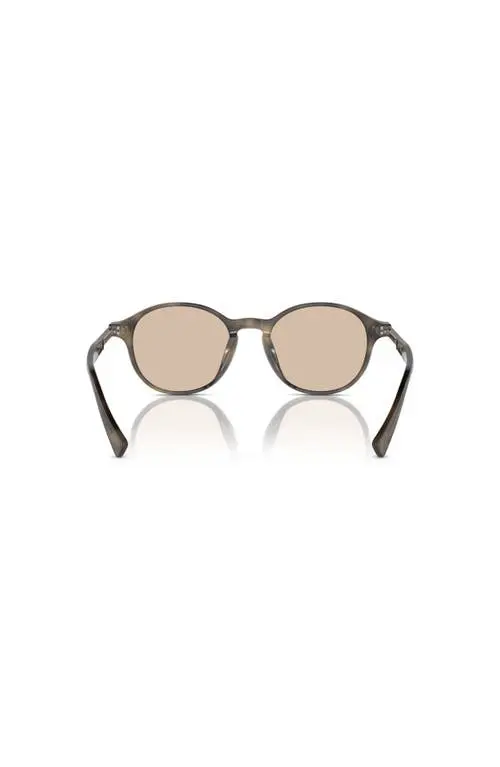 Brunello Cucinelli Oval Optical Glasses - Brown