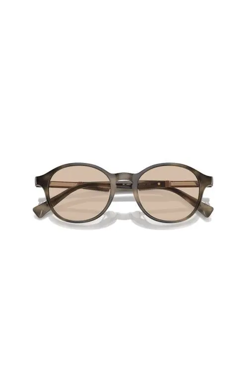 Brunello Cucinelli Oval Optical Glasses - Brown