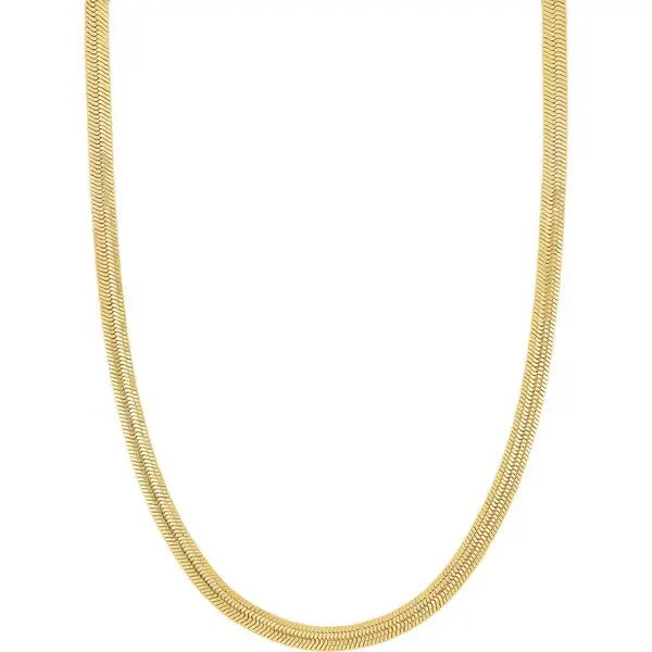 Bony Levy 14k Gold Herringbone Chain Necklace - 14k Yellow Gold