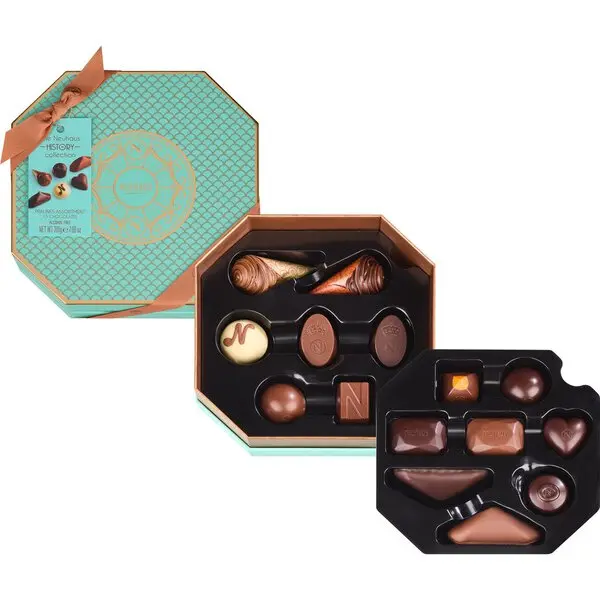 NEUHAUS History Collection 15-piece Chocolate Box - Turquoise/aqua