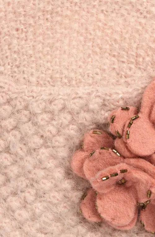 FRENCH KNOT Felt Flower Hat