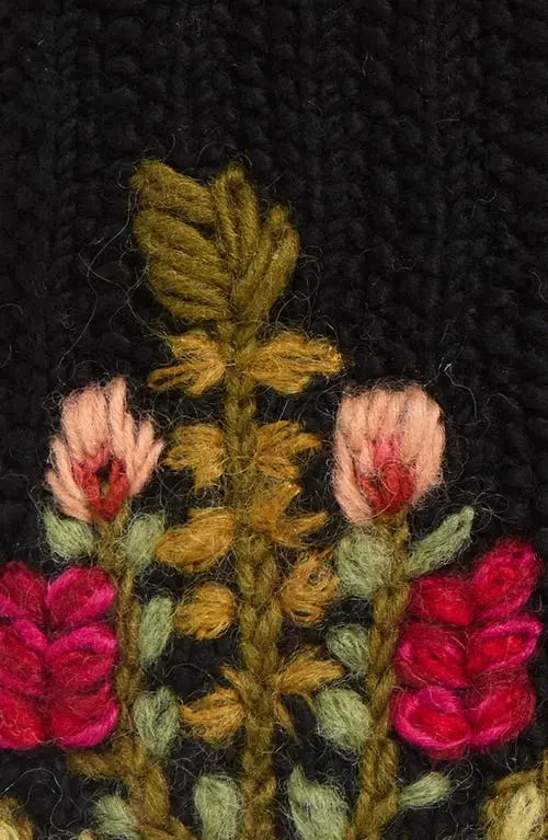 FRENCH KNOT Meadow Handwarmer Fingerless Gloves