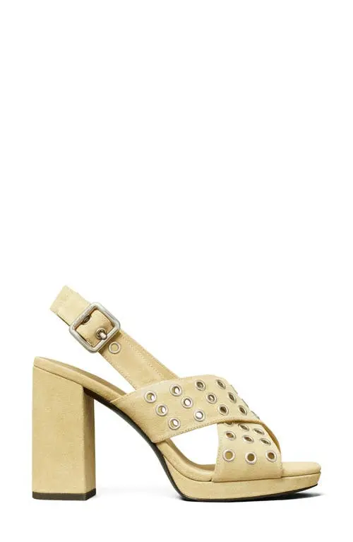 Tory Burch Slingback Platform Sandal - Praline