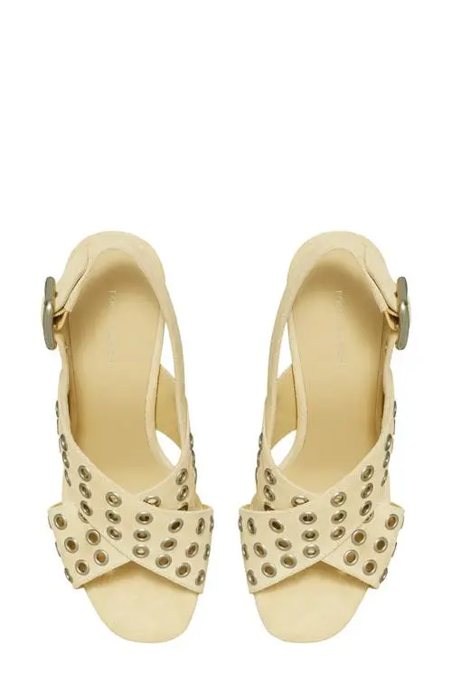 Tory Burch Slingback Platform Sandal - Praline