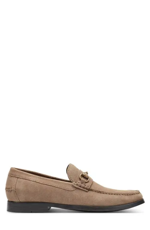 Rockport Classic Leather Loafers With Bit Detail - Taupe