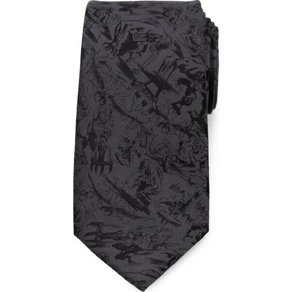 CUFFLINKS, INC. Venom Printed Neck Tie - Gray