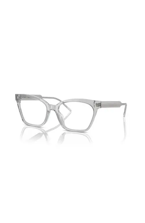 Giorgio Armani 52mm Cat Eye Optical Glasses - Grey