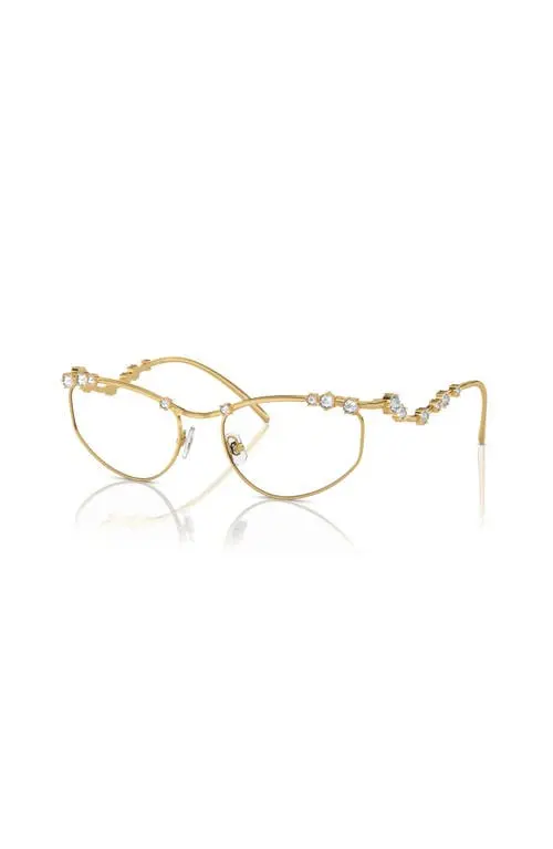 SWAROVSKI 55mm Irregular Optical Glasses - Gold