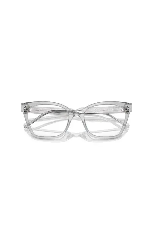 Giorgio Armani 54mm Cat Eye Optical Glasses - Grey