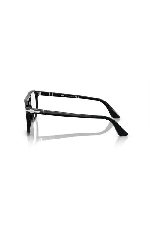 Persol 52mm Pilot Optical Glasses - Black