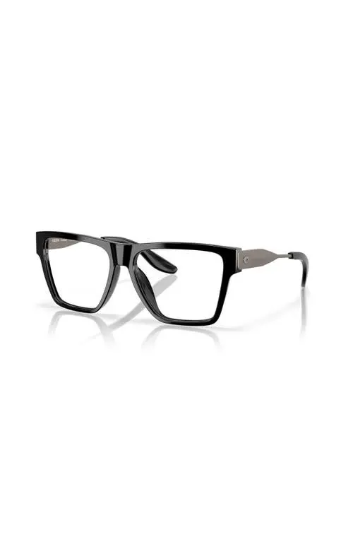 COSTA 57mm Square Full Rim Eyeglasses - Black
