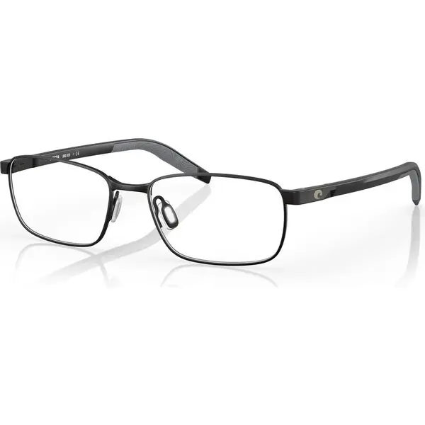 COSTA 53mm Rectangle Eyeglasses - Black