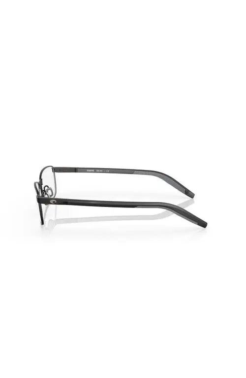 COSTA 53mm Rectangle Eyeglasses - Black