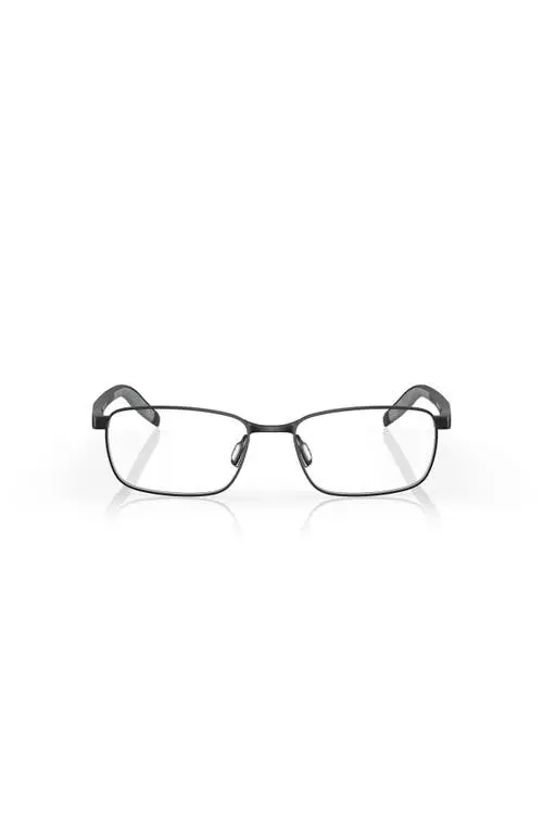 COSTA 53mm Rectangle Full Rim Eyeglasses - Black