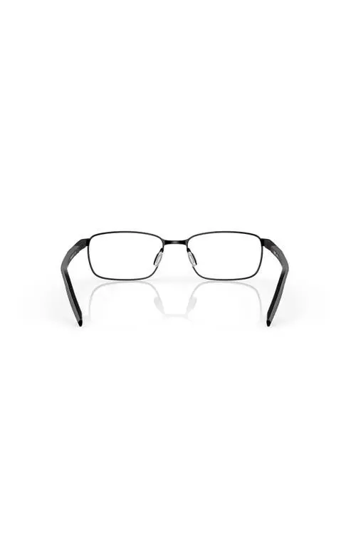 COSTA 53mm Rectangle Full Rim Eyeglasses - Black