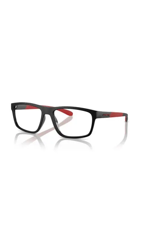 ARNETTE Rectangle Full Rim Eyeglasses - Black