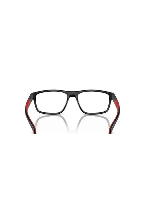 ARNETTE Rectangle Full Rim Eyeglasses - Black