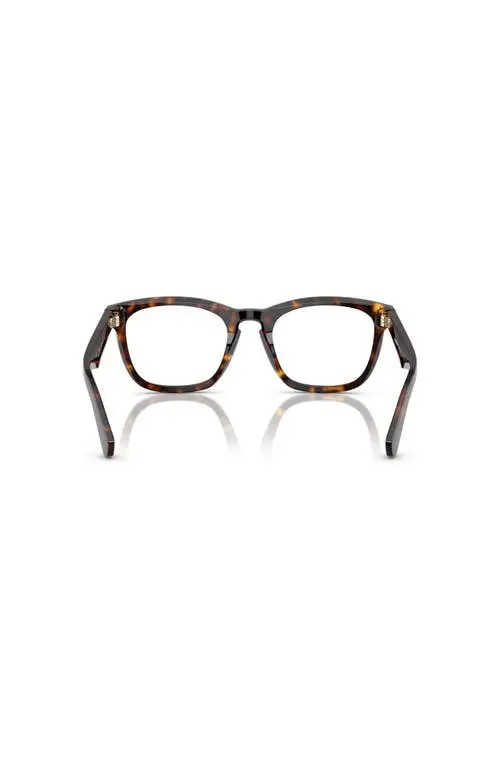 Burberry 51mm Square Optical Glasses - Brown