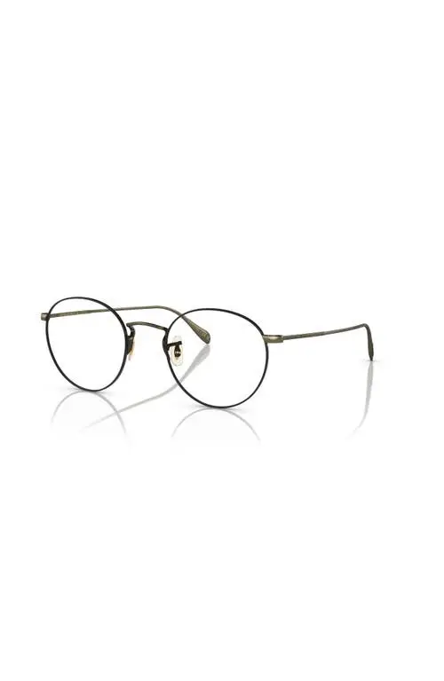 Oliver Spencer 50mm Phantos Optical Glasses - Dark Gold
