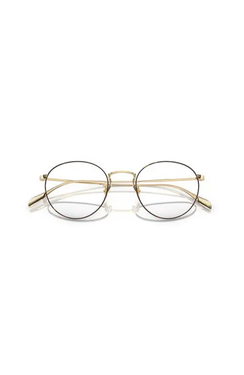 Oliver Spencer Phantos Optical Glasses - Gold/tortoise
