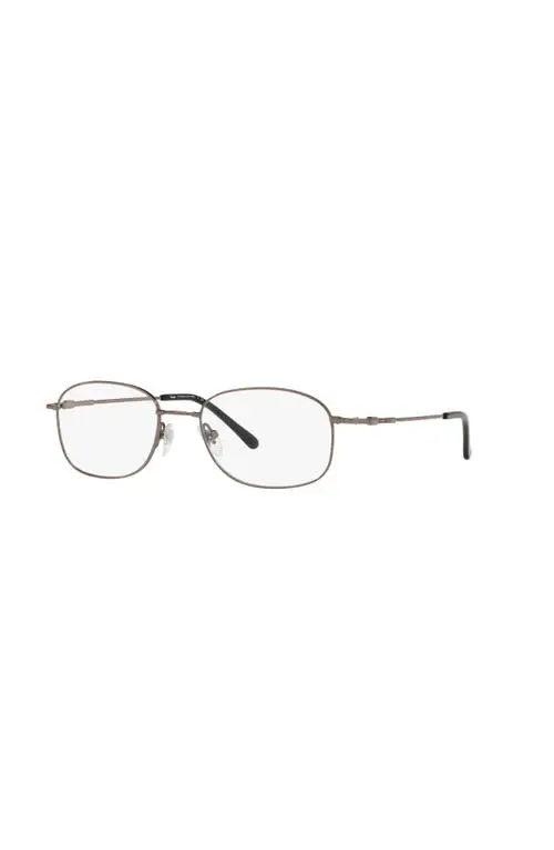 SFEROFLEX Oval Full Rim Memory Metal Eyeglasses - Grey