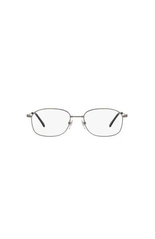 SFEROFLEX Oval Full Rim Memory Metal Eyeglasses - Grey