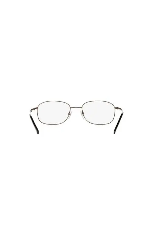 SFEROFLEX Oval Full Rim Memory Metal Eyeglasses - Grey