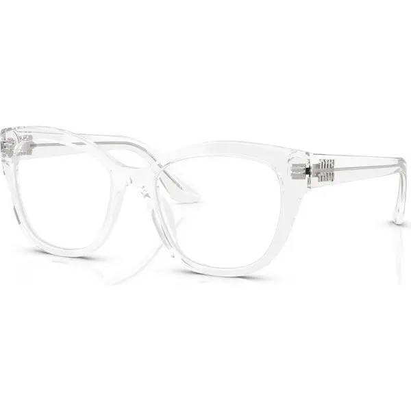 Miu Miu 54mm Square Optical Glasses - Transparent