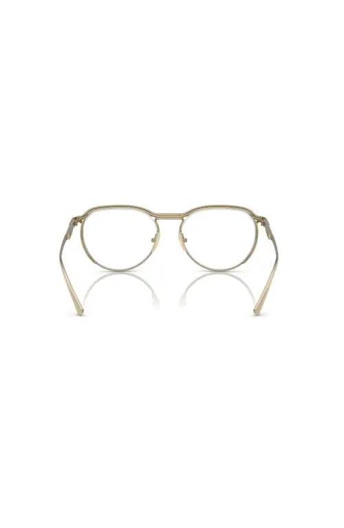 FERRARI Oval Optical Eyeglasses In Titanium