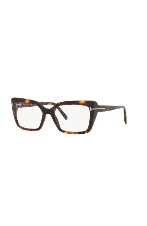TOM FORD Rectangle Optical Glasses - Tortoise