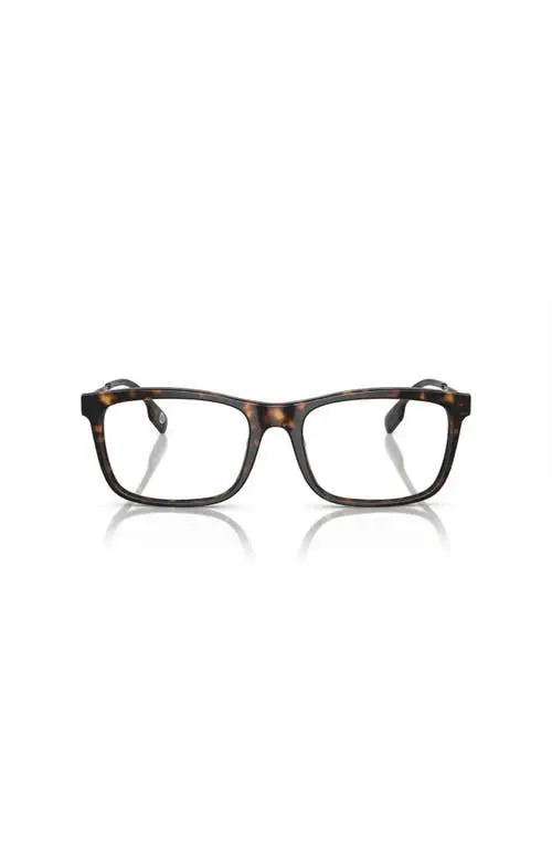 Burberry 53mm Rectangle Eyeglasses - Brown