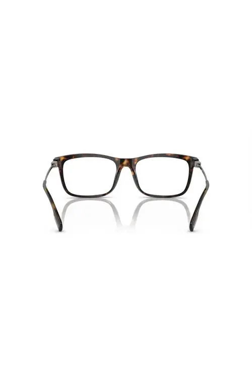 Burberry 53mm Rectangle Eyeglasses - Brown