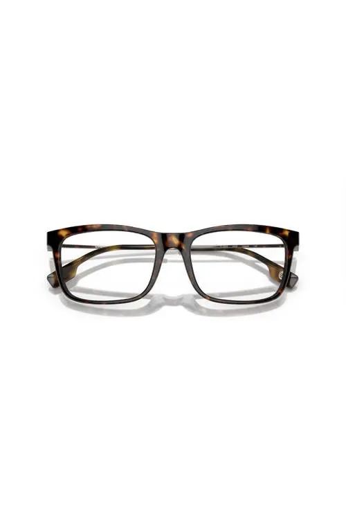 Burberry 53mm Rectangle Eyeglasses - Brown