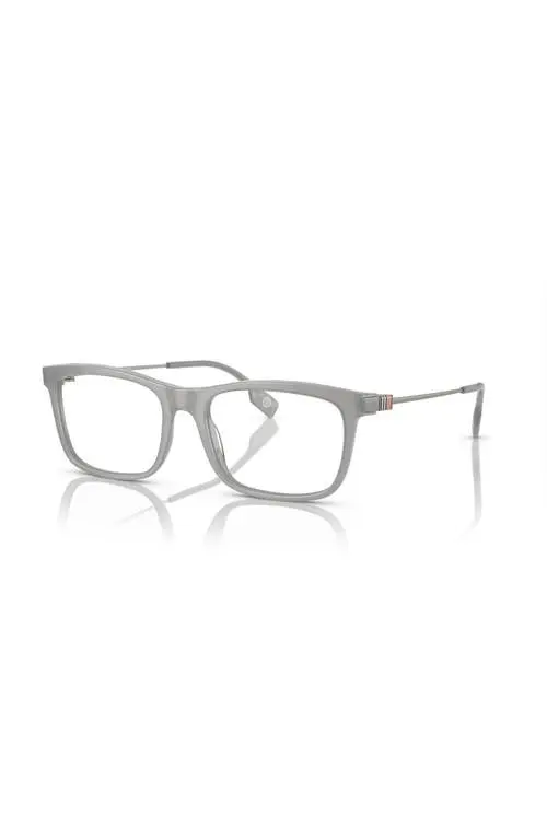 Burberry 53mm Rectangle Eyeglasses - Grey