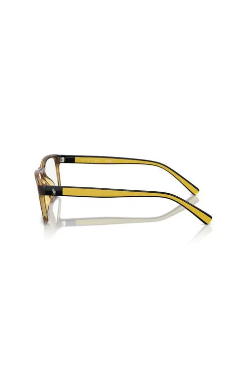 Polo Ralph Lauren 54mm Rectangle Optical Glasses - Tortoise