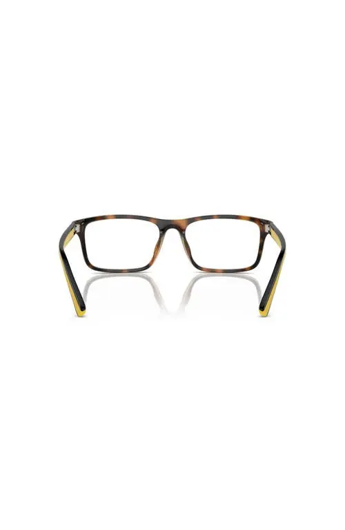Polo Ralph Lauren 54mm Rectangle Optical Glasses - Tortoise