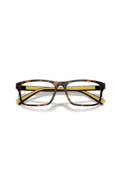 Polo Ralph Lauren 54mm Rectangle Optical Glasses - Tortoise