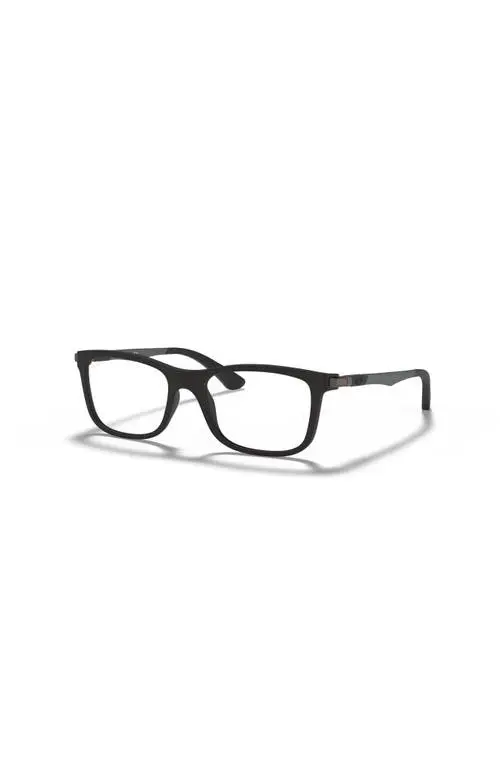 Ray-ban 46mm Square Optical Glasses - Black/grey