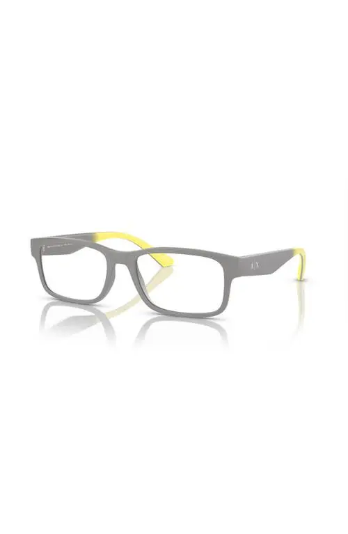 Armani Exchange Ax3106 Rectangle Full Rim Eyeglasses - Grey