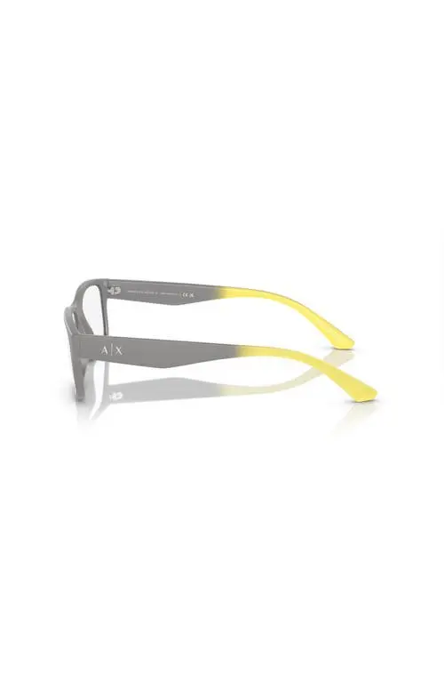 Armani Exchange Ax3106 Rectangle Full Rim Eyeglasses - Grey