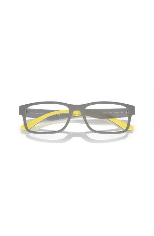 Armani Exchange Ax3106 Rectangle Full Rim Eyeglasses - Grey