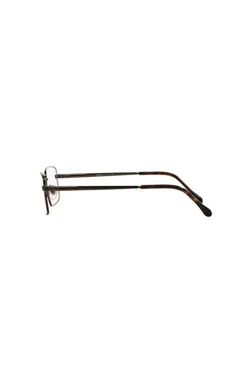 SFEROFLEX Rectangle Full Rim Eyeglasses - Black